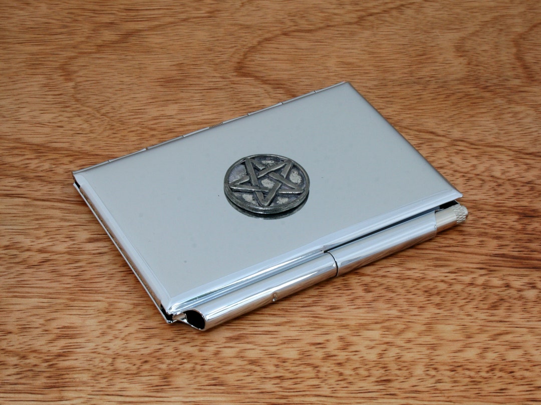 Religious Symbols Metal Notepad Memo Card Holder With Personalised Free ...