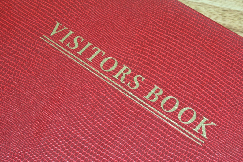 Clan Crests Visitor Book Company Check in Book Parking Book Guest Book ...