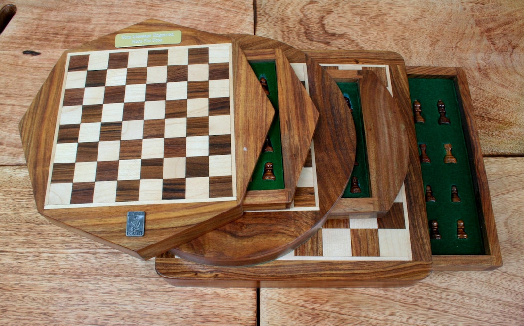 Tarot Cards Chess Set Square, Octagonal or Round Magnetic Board With ...