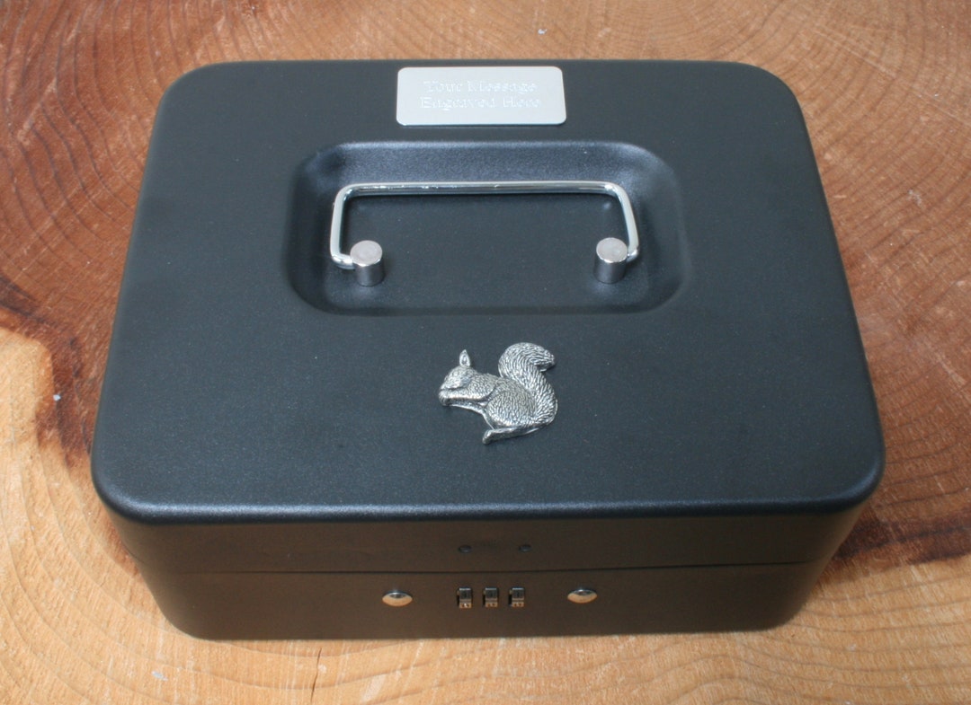 British Wildlife Money Box Combination Cash Float Safe Removable Tray ...