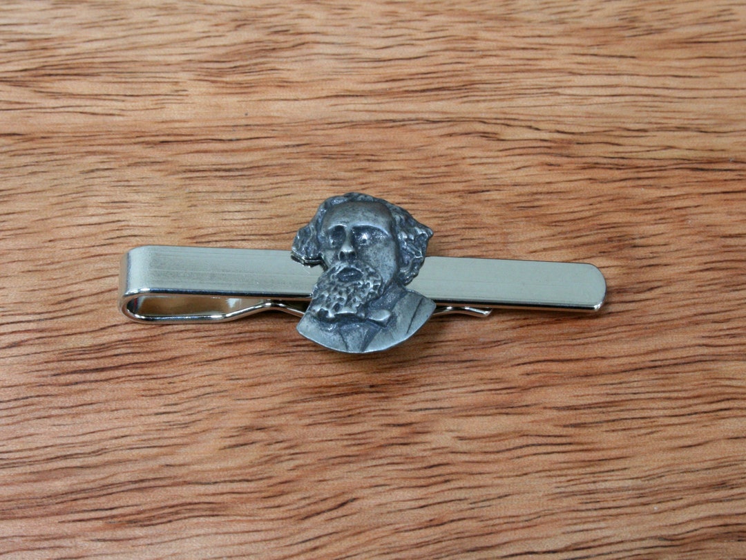 Historical Figures Tie Clip Tack Slide UK Handmade Necktie Clip Gift ...