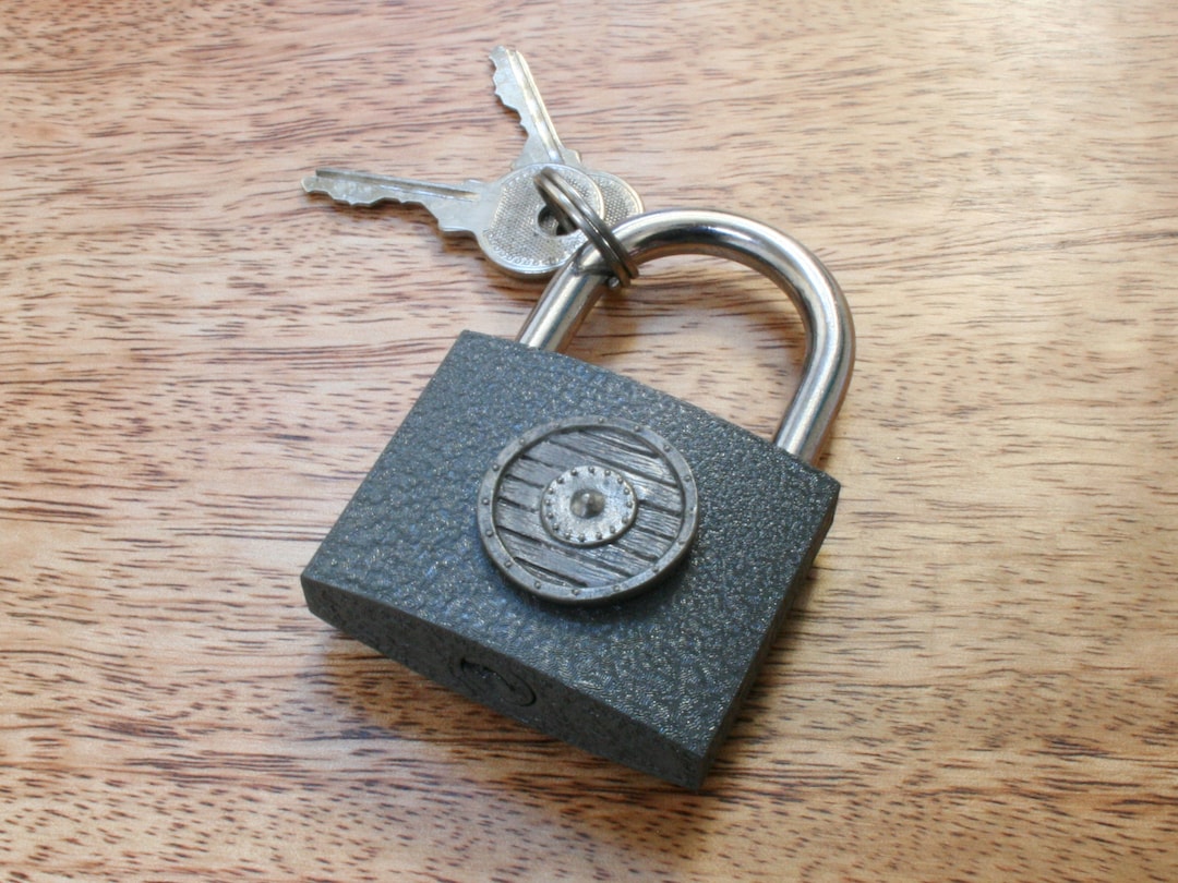 Viking Padlock Love Lock Wedding Anniversary Couple Bridge Unity Lock ...