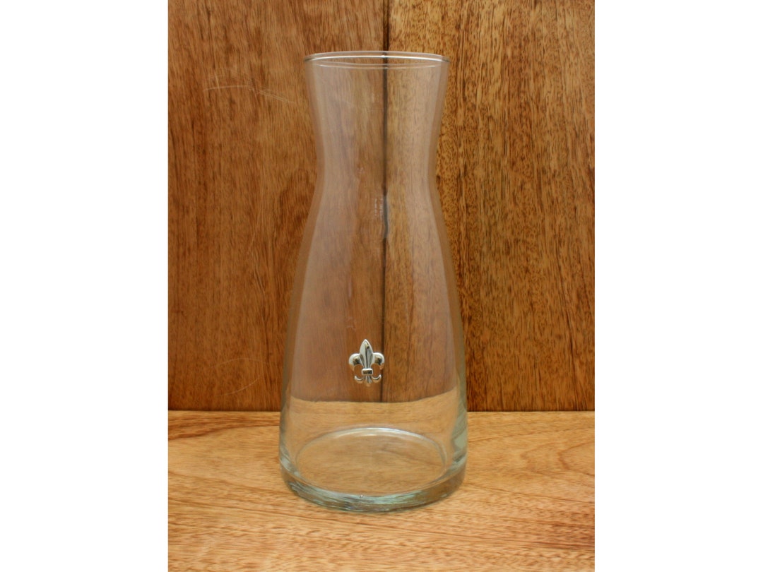 Famous Symbols Glass Carafe 1 Litre Wine or Water Decanter Heart PI Yin ...