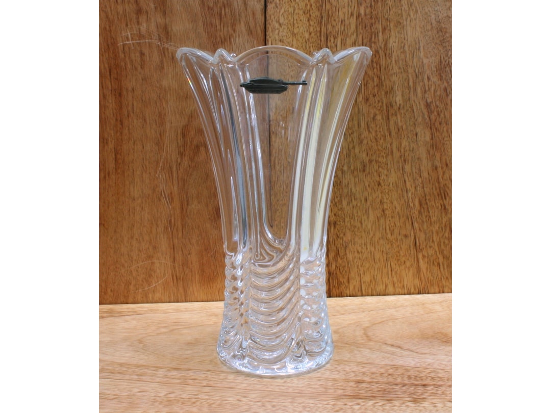 Army Tanks Table Flower Vase Fluted Cut Crystal Glass Vase Panzer ...