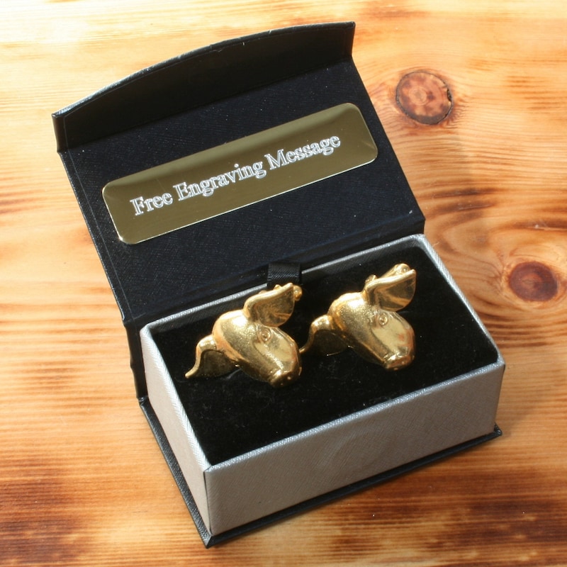 Pig Cufflinks - Etsy Canada