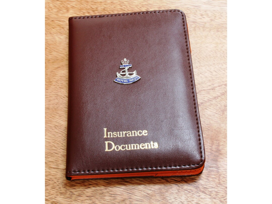 Royal Navy Regiments Driving and Insurance Documents Holder Military ...