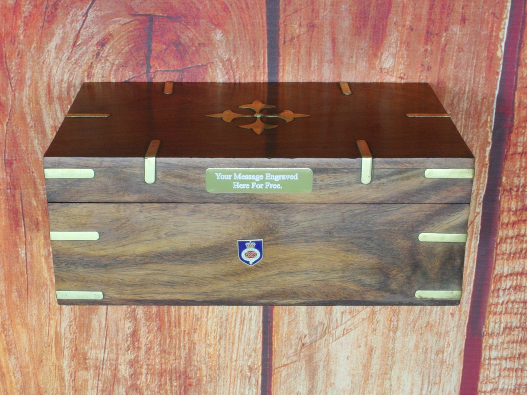 Grenadier Guards Wooden Memory Box With Personalised Free Engraving ...
