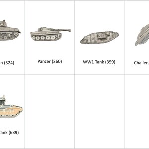 Army Tanks Chess Set Square, Octagonal or Round Magnetic Board With ...