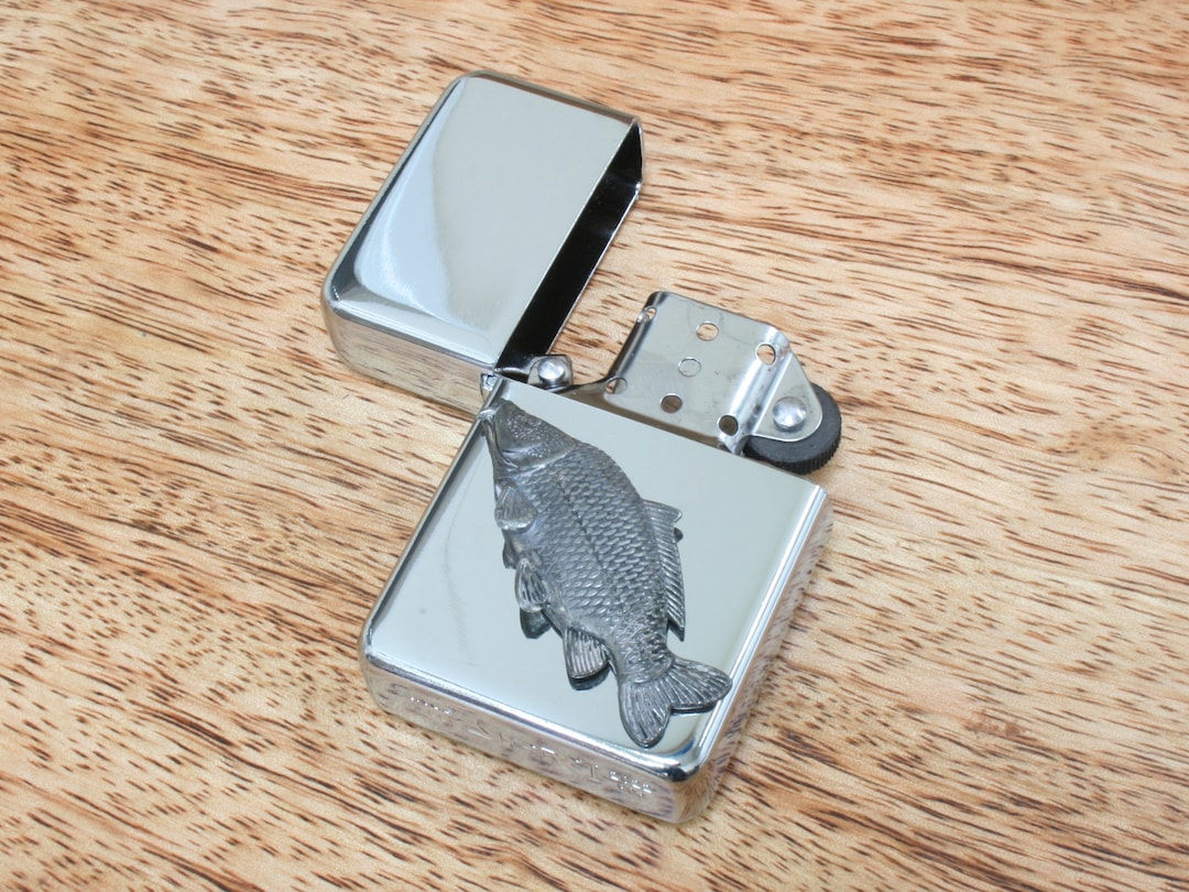 Common Carp Petrol Lighter Personalised Engraved Fishing Christmas Gift ...
