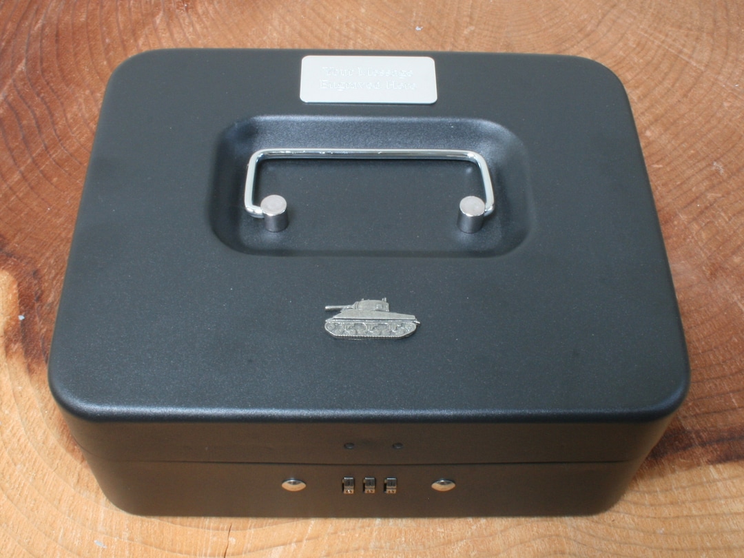 Army Tanks Money Box Combination Cash Float Safe Removable Tray ...