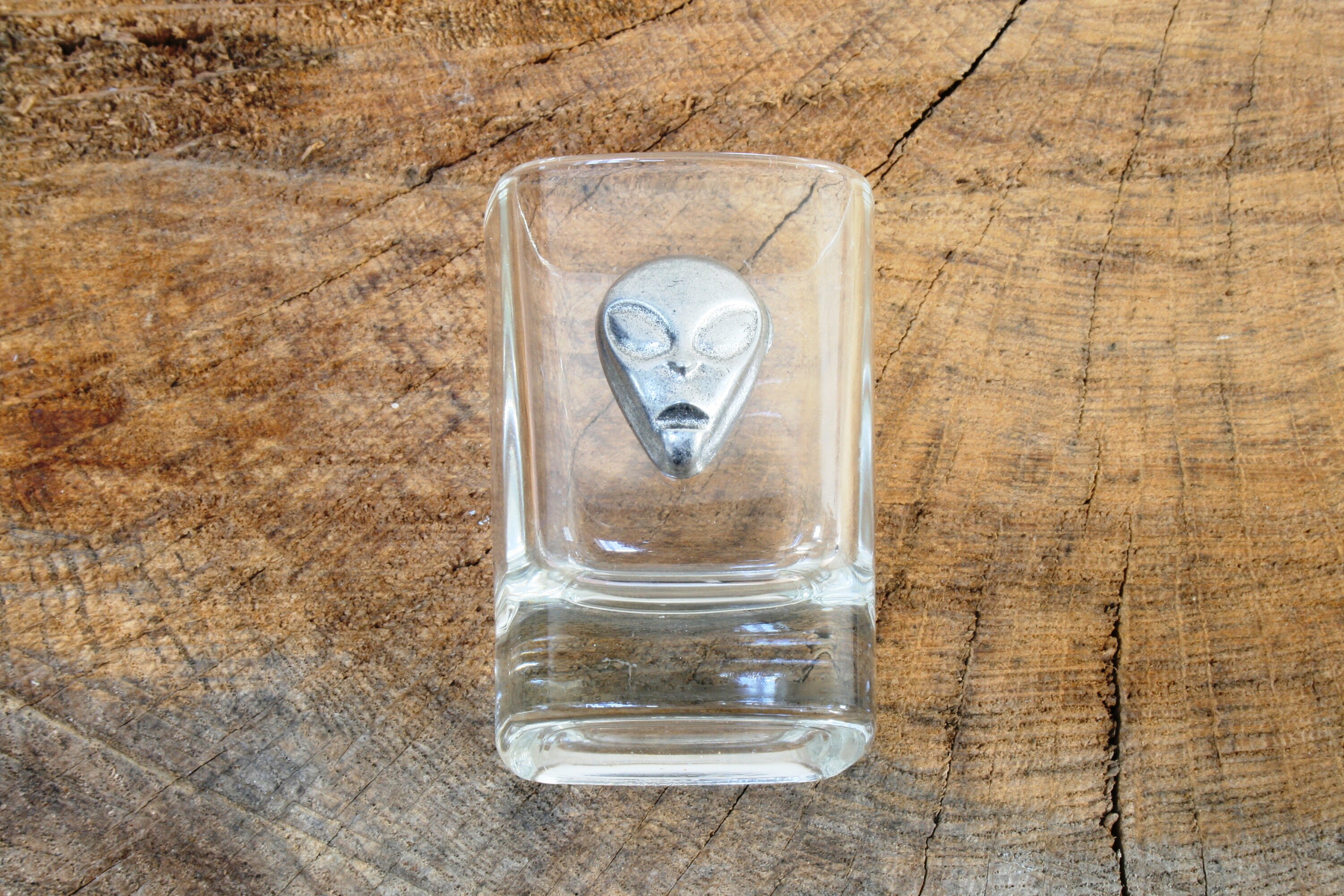 E.T Alien Design Pair Of Shot Glasses Crystal Halloween Gift | Etsy