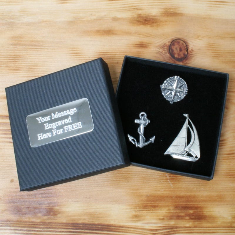 Nautical Cap Badges - Etsy UK
