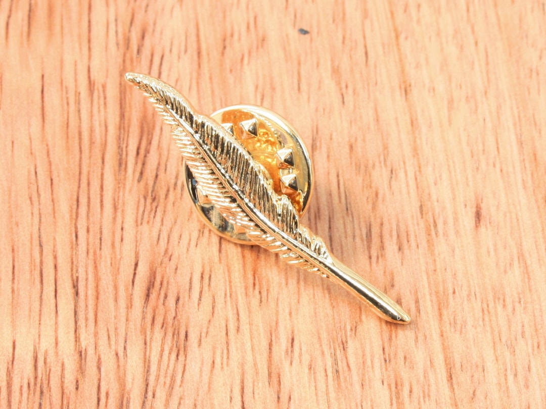 Quill Pen Gold Plated Pin Lapel Badge Shakespeare Writing Gift - Etsy