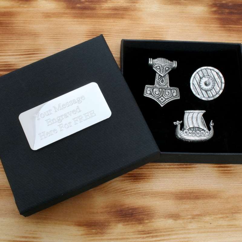 Viking Ship Pin - Etsy