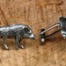 Wild Hog Boar Cufflinks Pewter UK Handmade Hunting Fathers Day Gift 035 ...