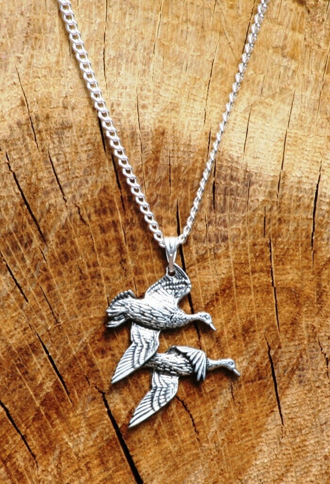 Flying Ducks Necklace & Pendant Ladies Hunting Birthday Gift Nl - Etsy