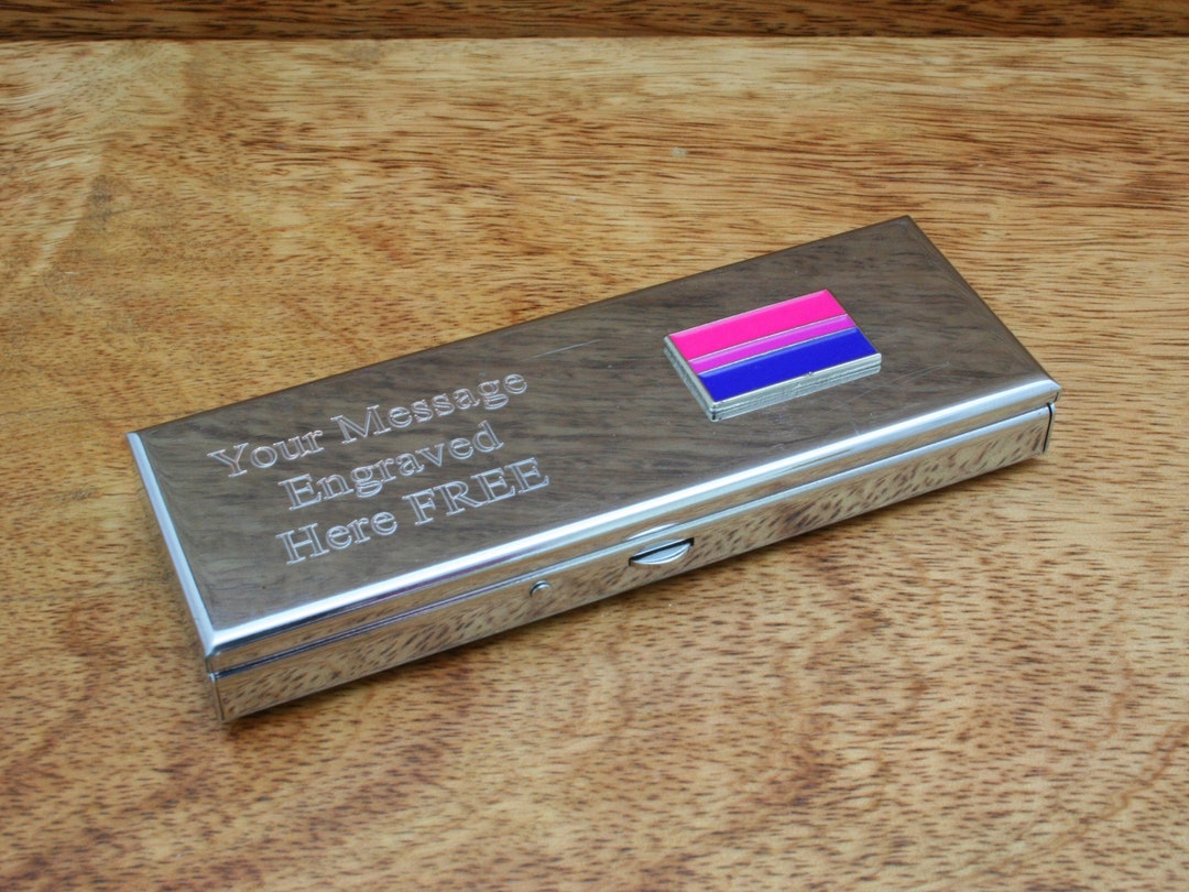 Pride 7 Day Pill Mint Trinket Box With Mirror Personalised LGBT BLM ...