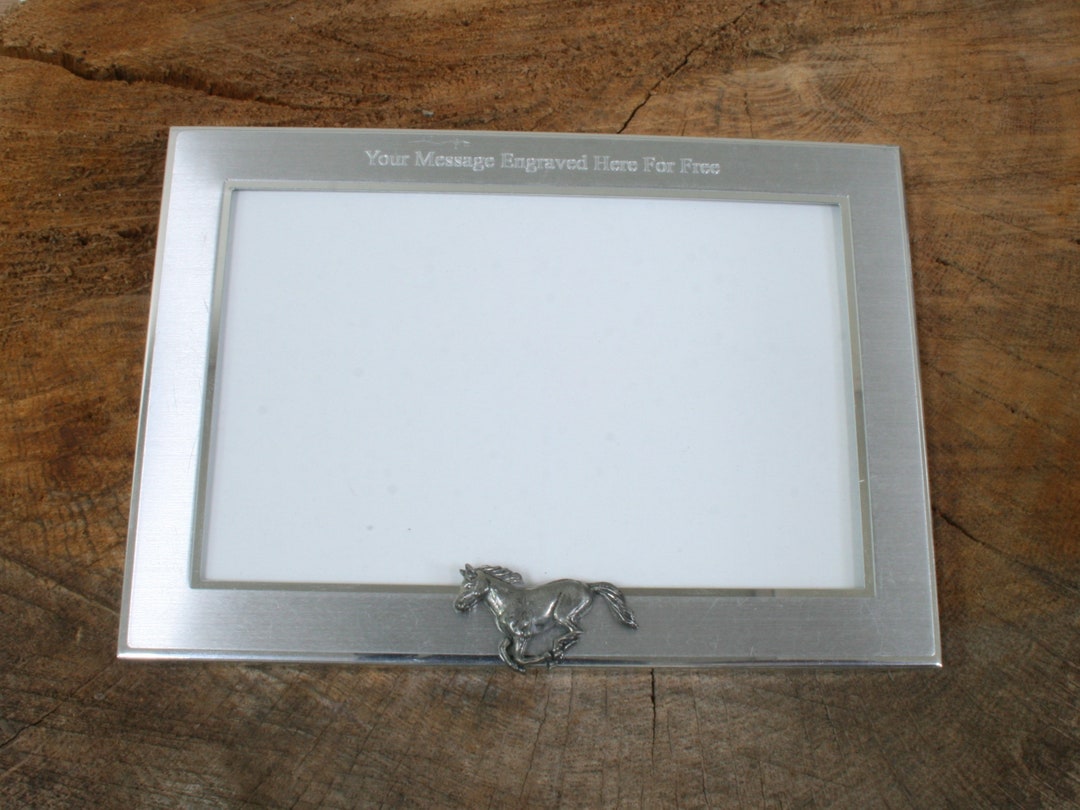 Horse Galloping Photo Picture Frame Fathers Day Gift Landscape - Etsy