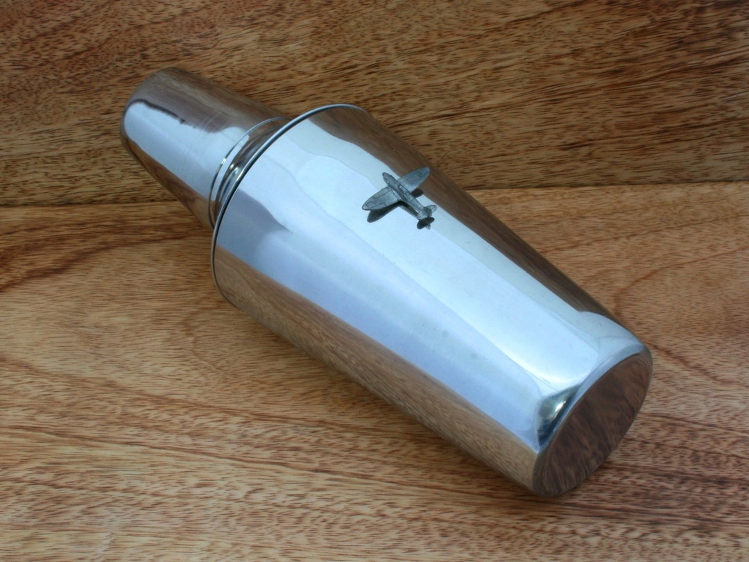 Military Planes Cocktail Shaker Mixer With Built in Strainer Barware ...