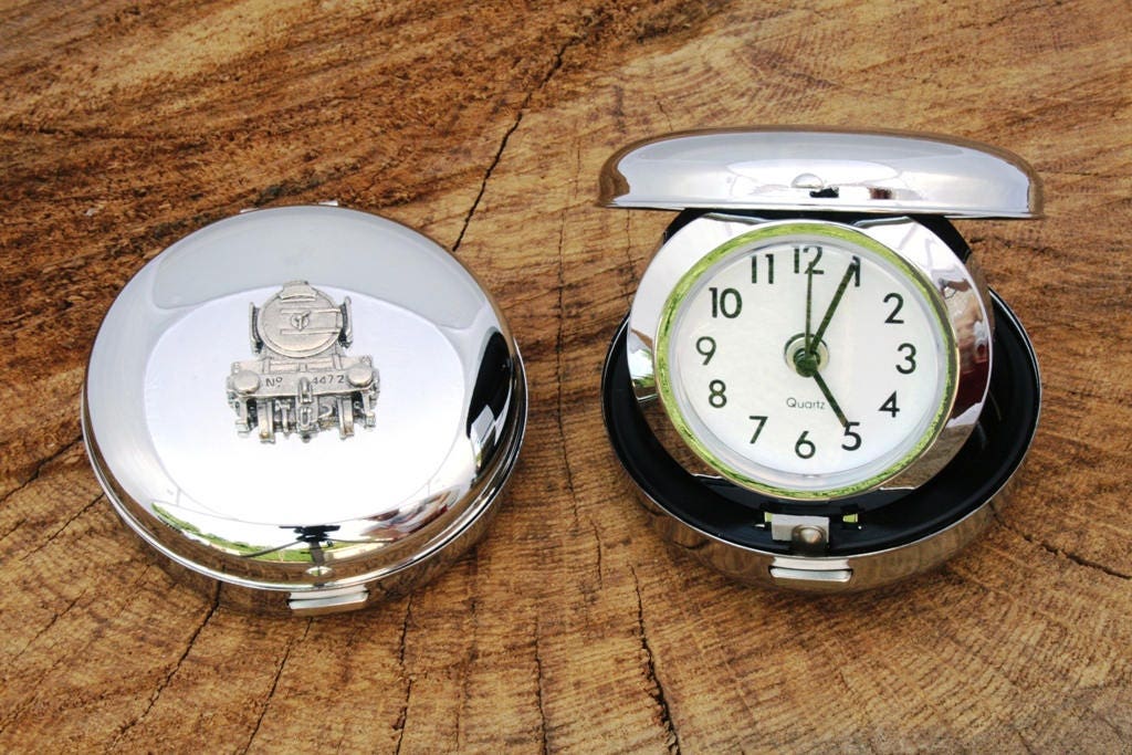 Flying Scotsman Flip Up Alarm Clock Portable Quartz Train | Etsy