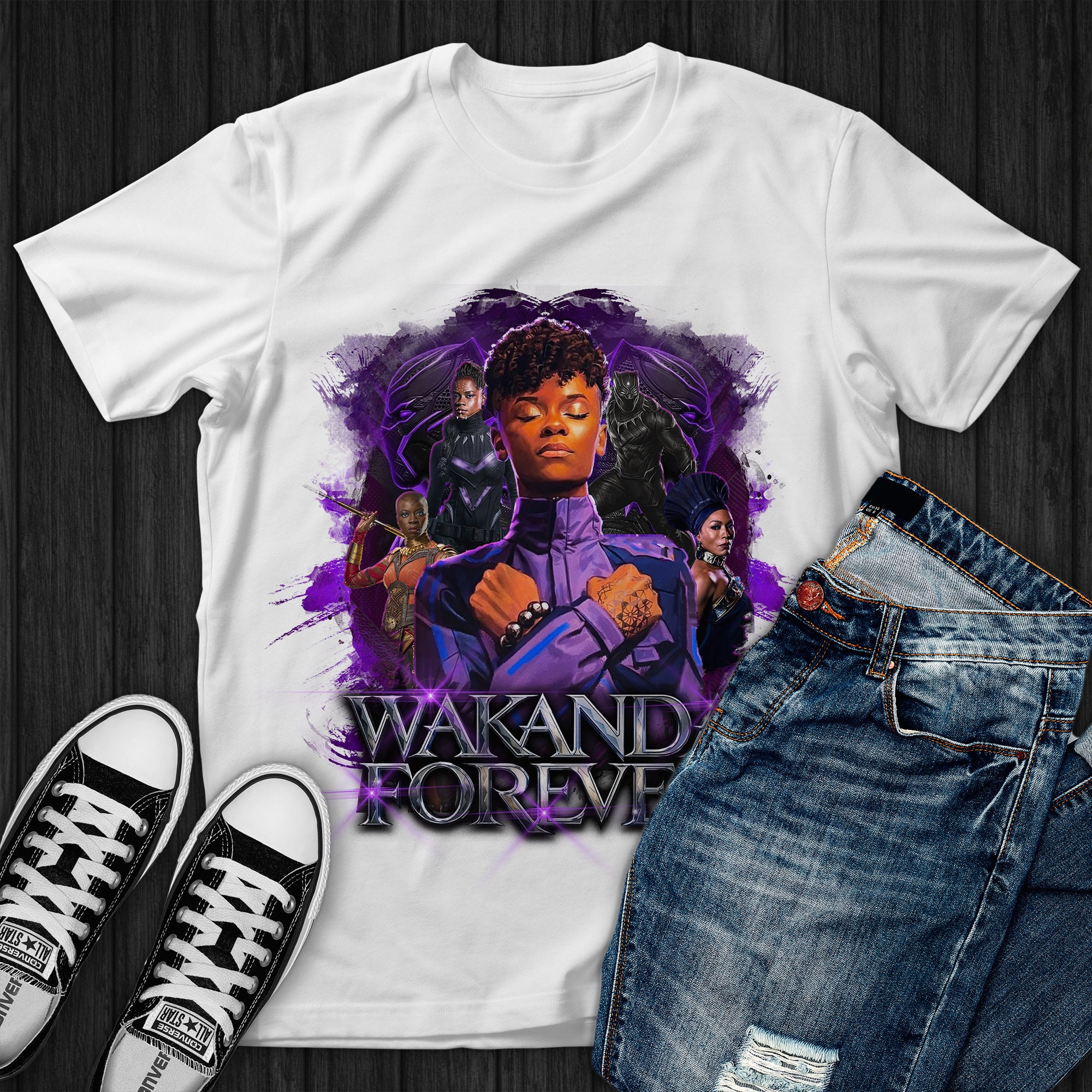 Wakanda Forever Shirt, Black Panther Shirt Designed & Sold By Fortunate ...