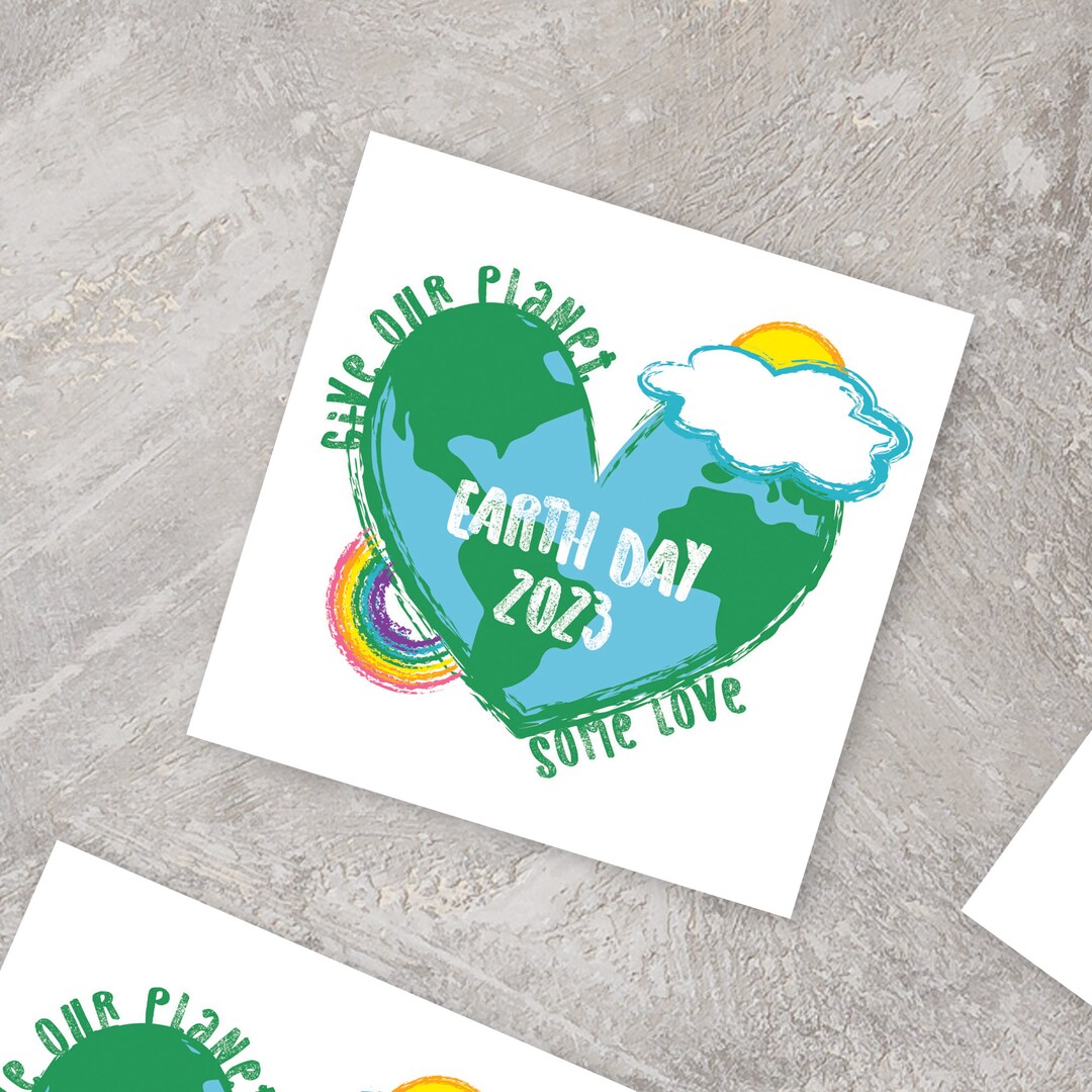 Earth Day Tags Earth Day Labels Earth Day Stickers Earth - Etsy