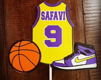 Custom Basketball Cake Topper - Etsy