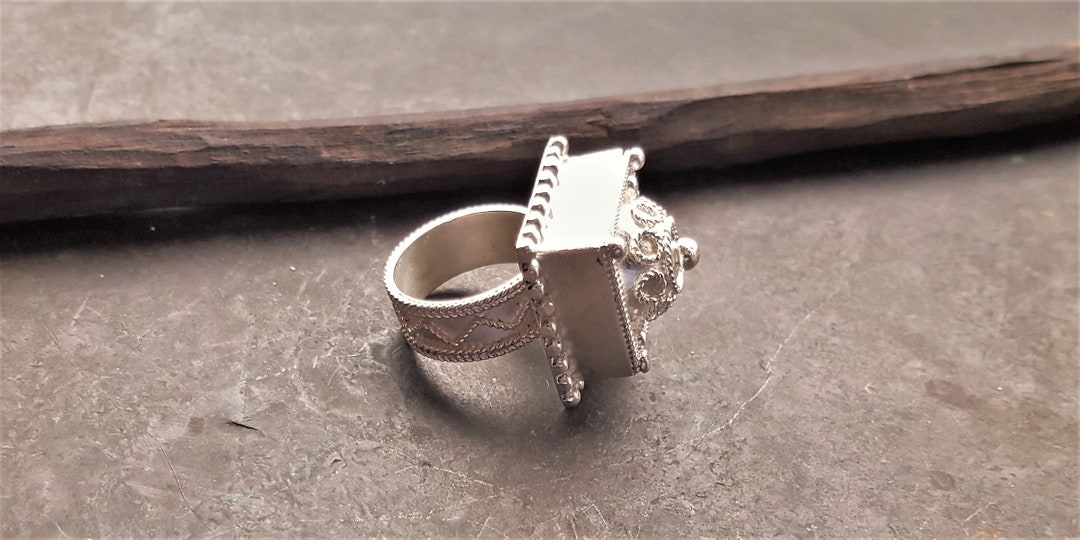 Tuareg Silver Ring From Hoggaralgeria Sahara - Etsy