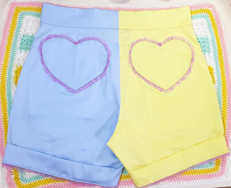 Mix & Match 'MASCULINE' Loose Style Heart Breaker PASTEL SHORTS ...