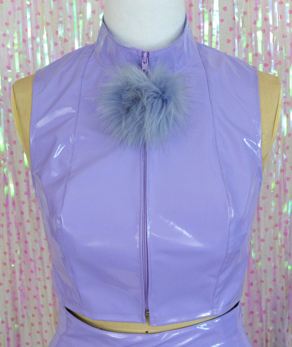 PASTEL PVC 2 Piece Pom Pom Powder Puff Set LILAC - Etsy