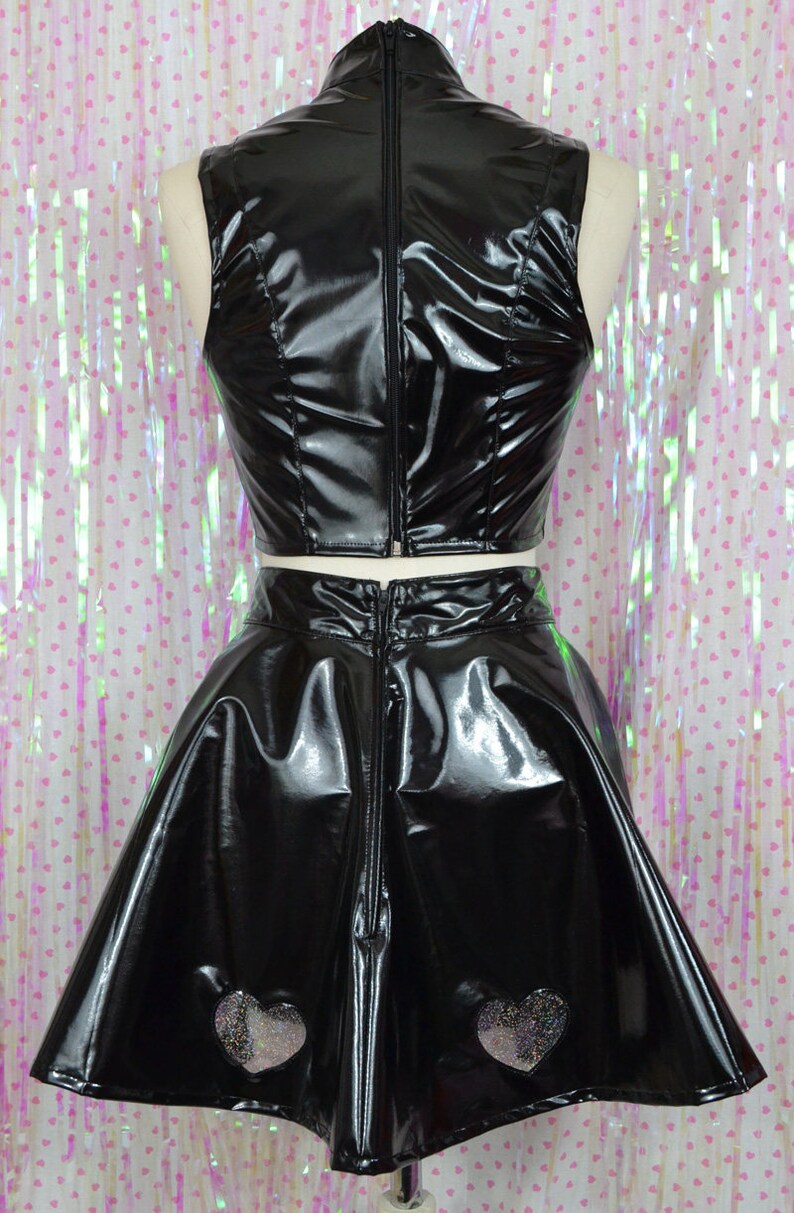 Bubble Goth Princess 2 Piece PVC Glitter Heart Cut Out Set - Etsy