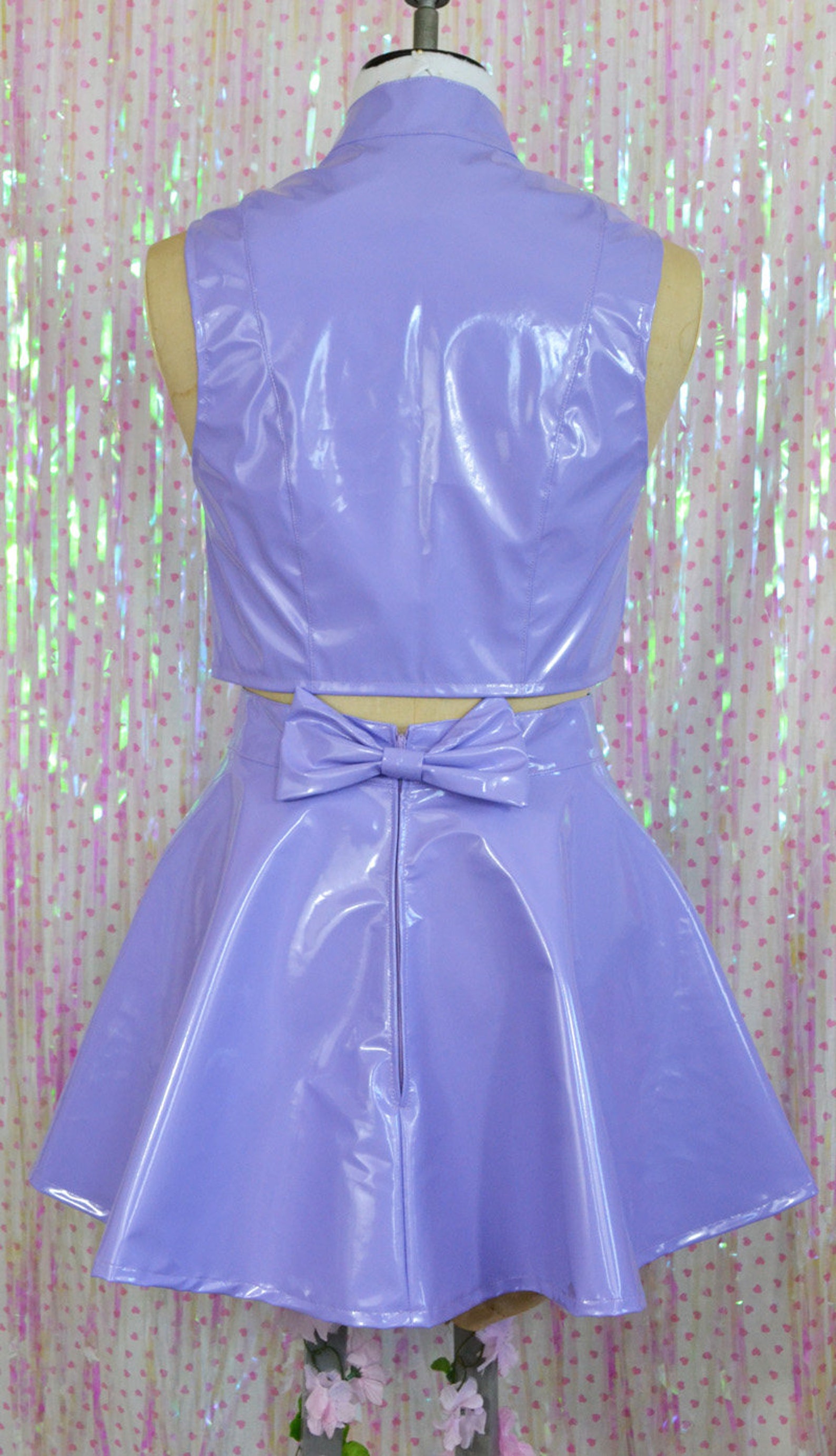 PASTEL PVC 2 Piece Pom Pom Powder Puff Set LILAC | Etsy