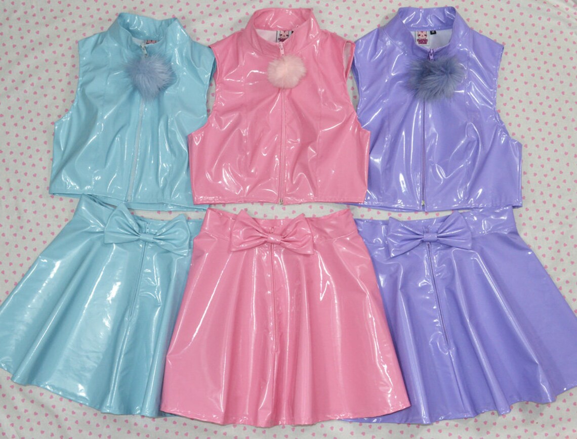 PASTEL PVC 2 Piece Pom Pom Powder Puff Set PINK - Etsy