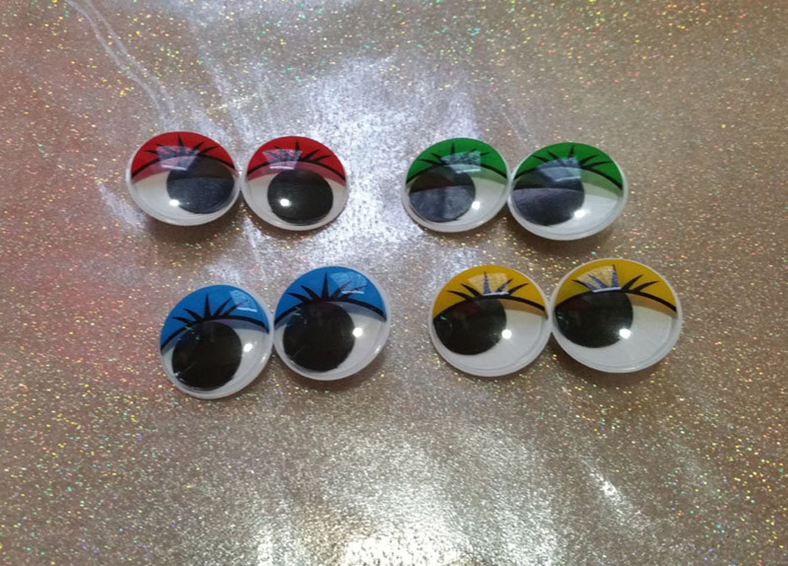 Large GIANT Googly Eye Hair Clip - 4 Colours - Etsy