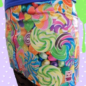 Acid Pop Sweet Vinyl Pvc CANDY CANDY CANDY Mini Skirt - Etsy