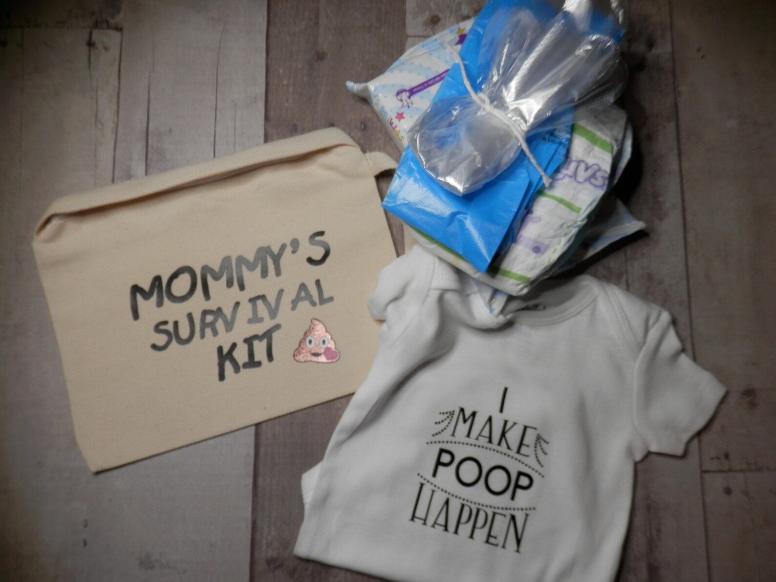 NEW MOM SURVIVAL Kit Mommy's Diaper Kit New Baby Novelty - Etsy
