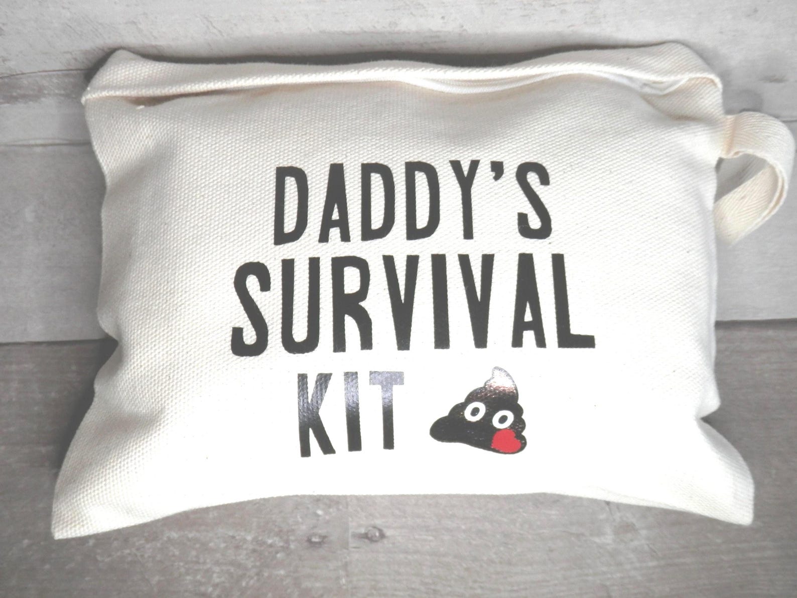 NEW DAD SURVIVAL Kit, Daddy's Diaper Kit, New Baby Novelty Gifts, New ...
