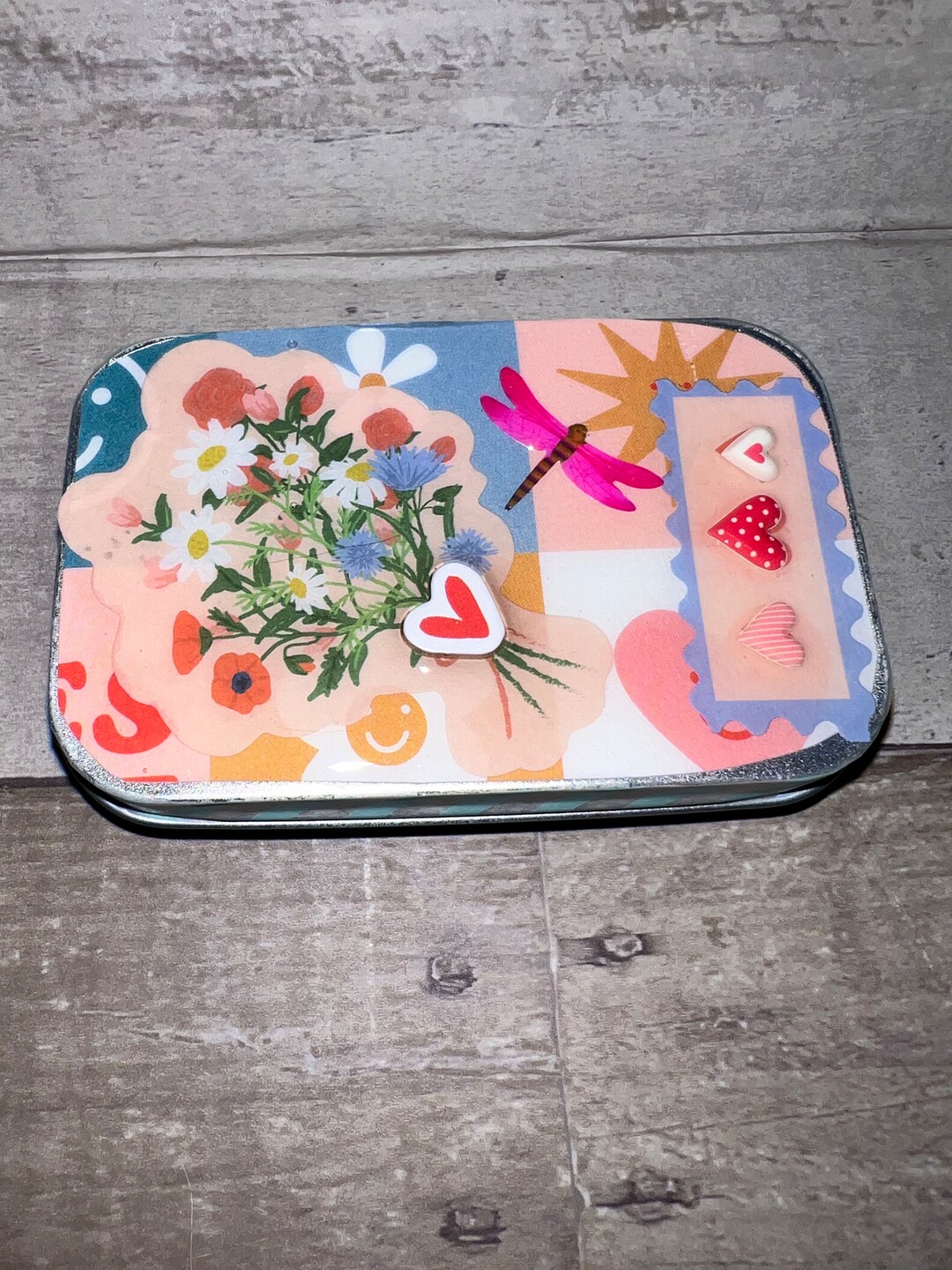 HANDMADE ALTOID TINS, Decorated Tin Boxes, Gift Card Tins, Mini Gift ...