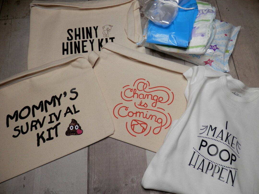NEW MOM SURVIVAL Kit, Mommy's Diaper Kit, New Baby Novelty Gifts, New ...