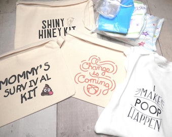 NEW DAD SURVIVAL Kit, Daddy's Diaper Kit, New Baby Novelty Gifts, New ...