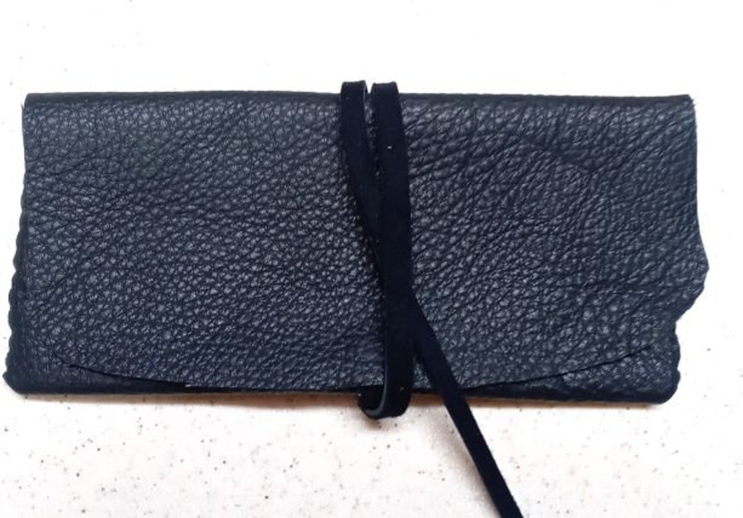 Buckskinners' Black Deerskin Wallet - Etsy
