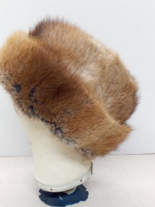 Men's Vintage Beaver Fur Hat - Etsy