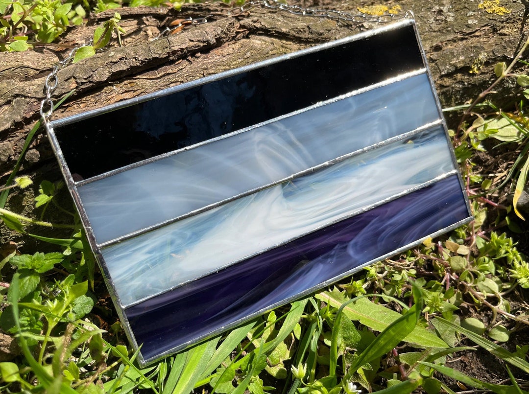 Asexual LGBT Pride Flag LGBTQ+ Queer Gift Ace Gift Stained Glass Window ...