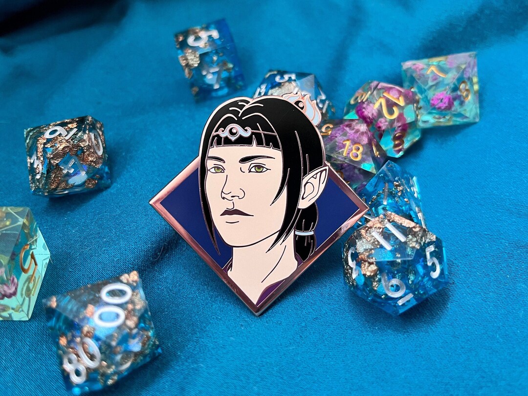 Shadowheart Baldur's Gate 3 Hard Enamel Pin - Etsy