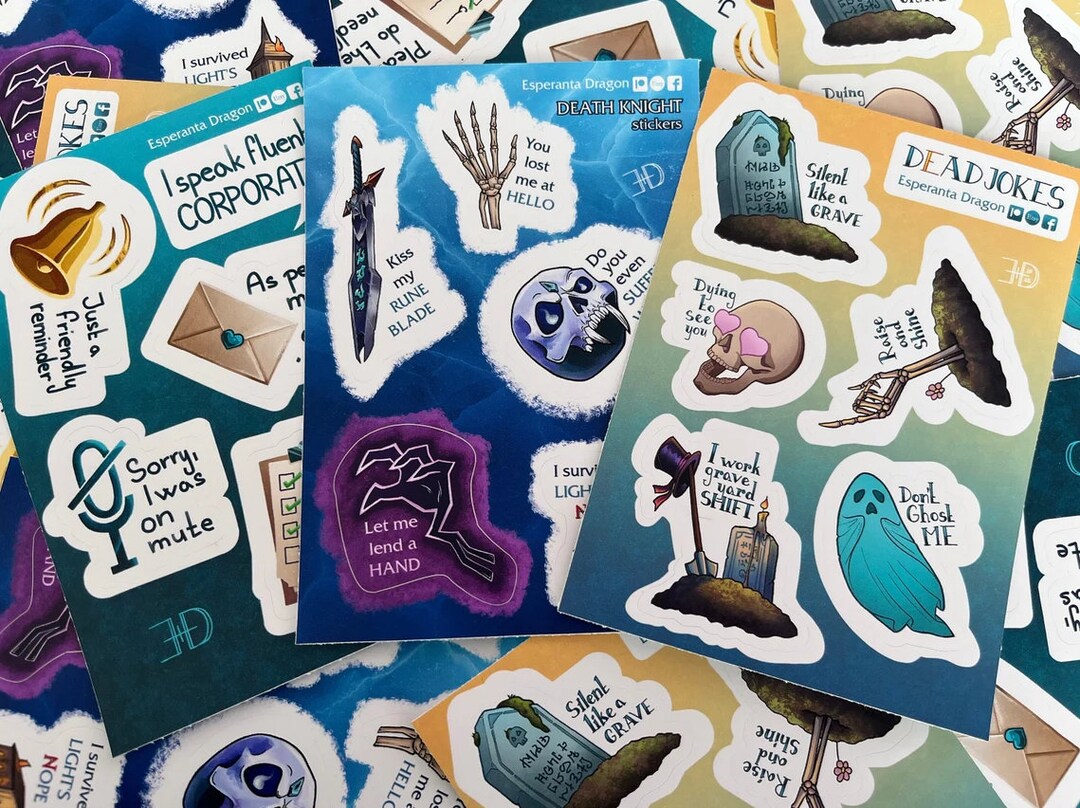 Funny Stickers Bundle Gift for Boss Gift for Colleague Workplace Gift ...