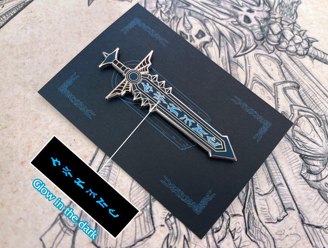 Knights of the Ebon Blade Hard Enamel Pin - Etsy