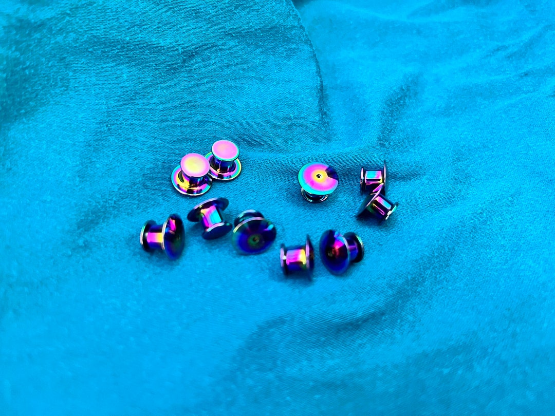Secure Locking Pin Backs Different Color Options (set of 2, 6, 10) - Etsy