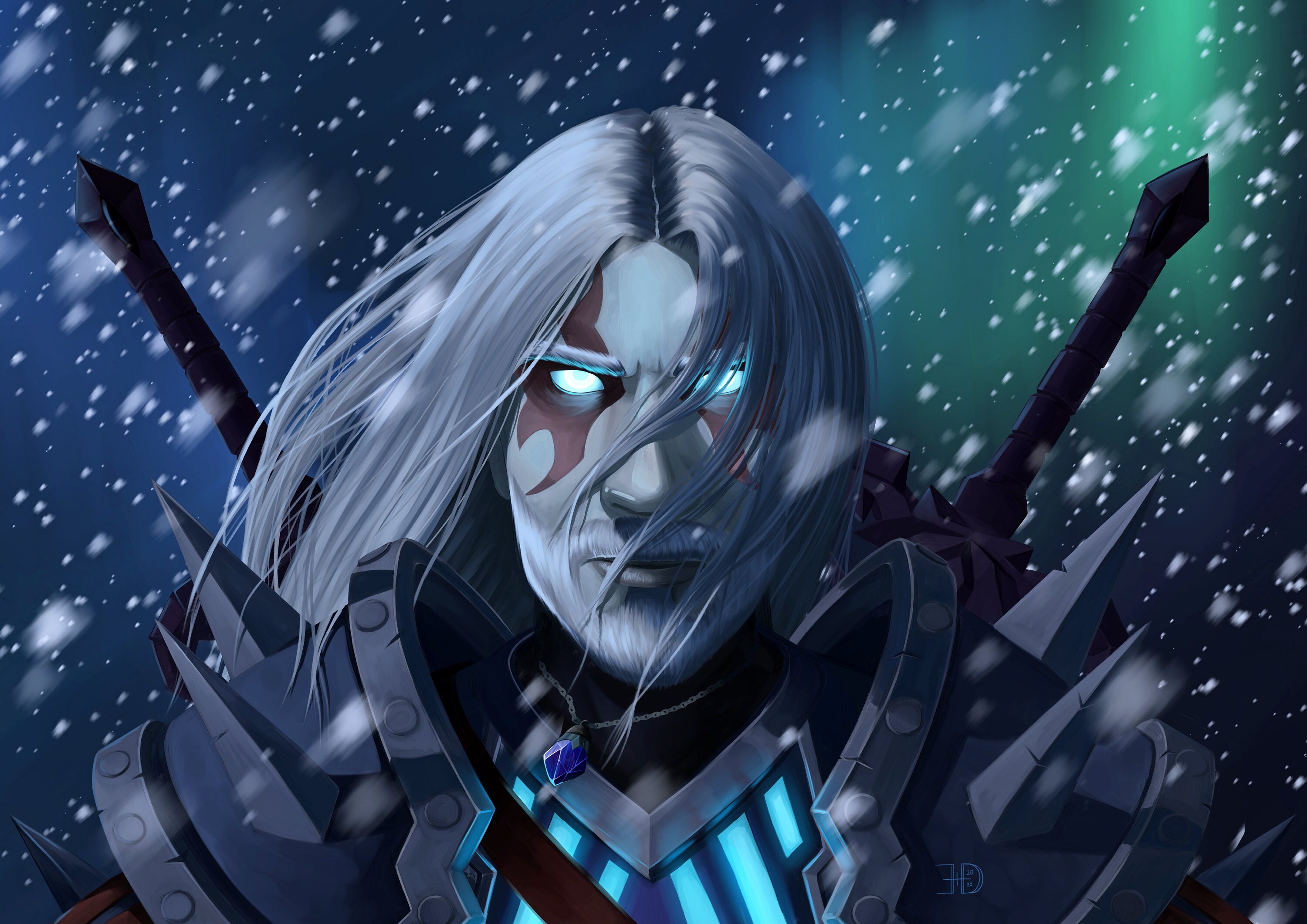 Thassarian Death Knight World of Warcraft Gift for Gamer Wall Art ...