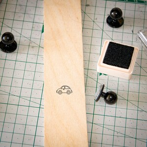Tiny Rubber Stamp - Car: Perfect for DIY Crafts and Art Projects - Add ...