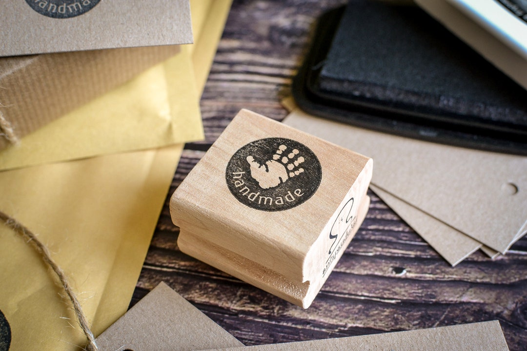 HANDMADE Rubber Stamp: Handcrafted Stamp for Personalized Crafts, Diy ...